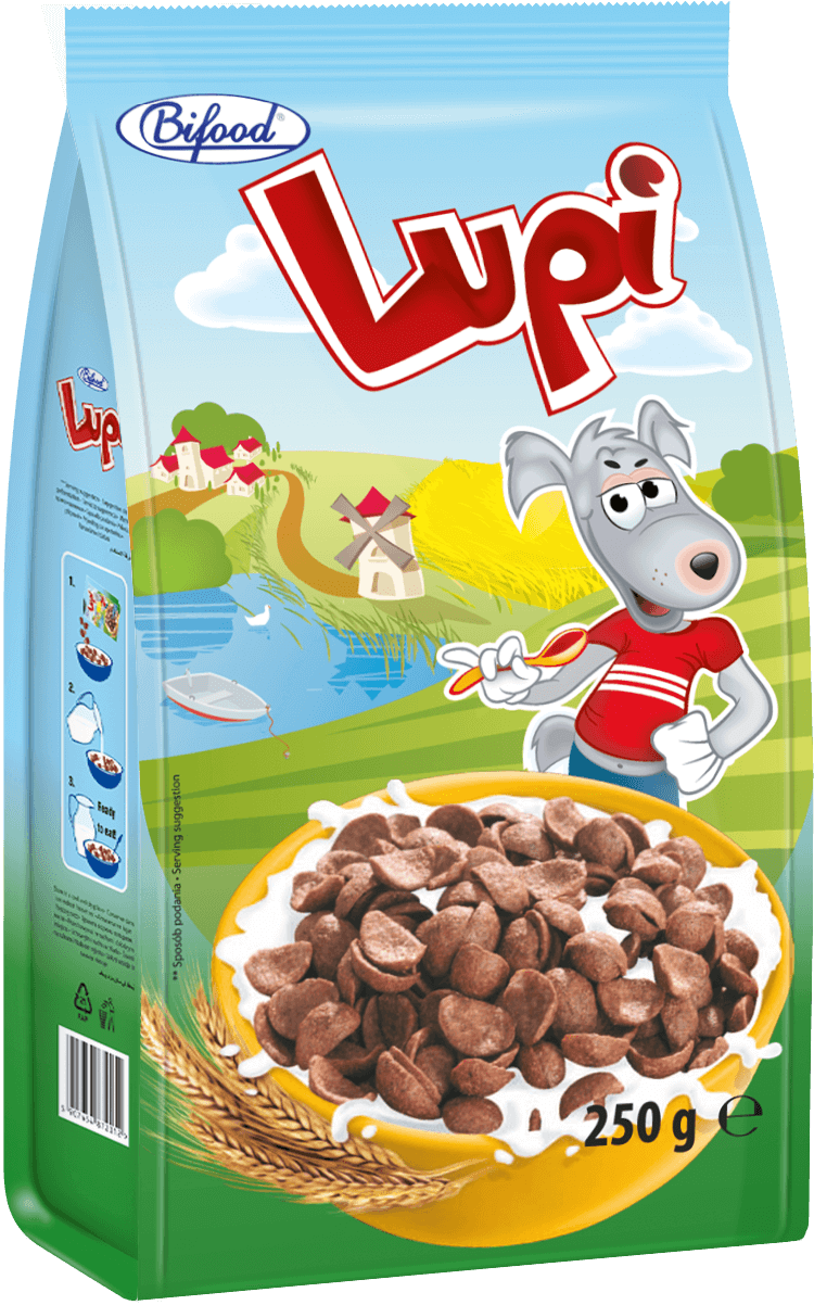 LUPI Chocolate flavoured cereal shells – Bifood
