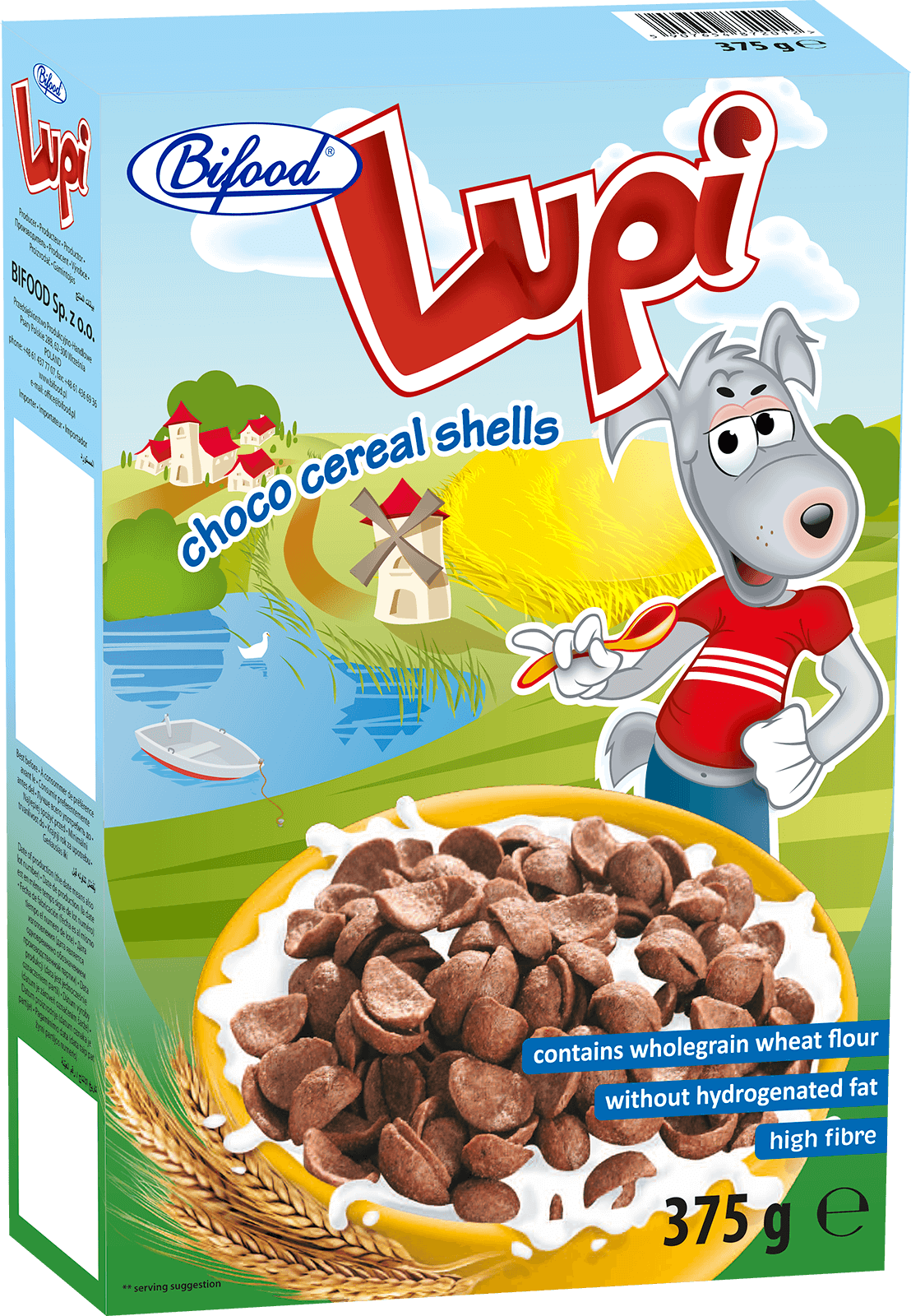 LUPI Chocolate flavoured cereal shells – Bifood